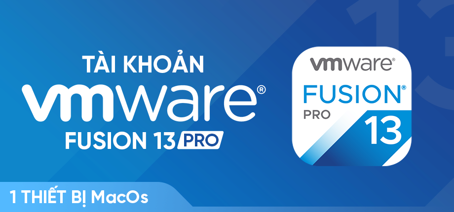 Code kích hoạt VMware Fusion 13 Pro (1 thiết bị MacOs) | Divine Shop